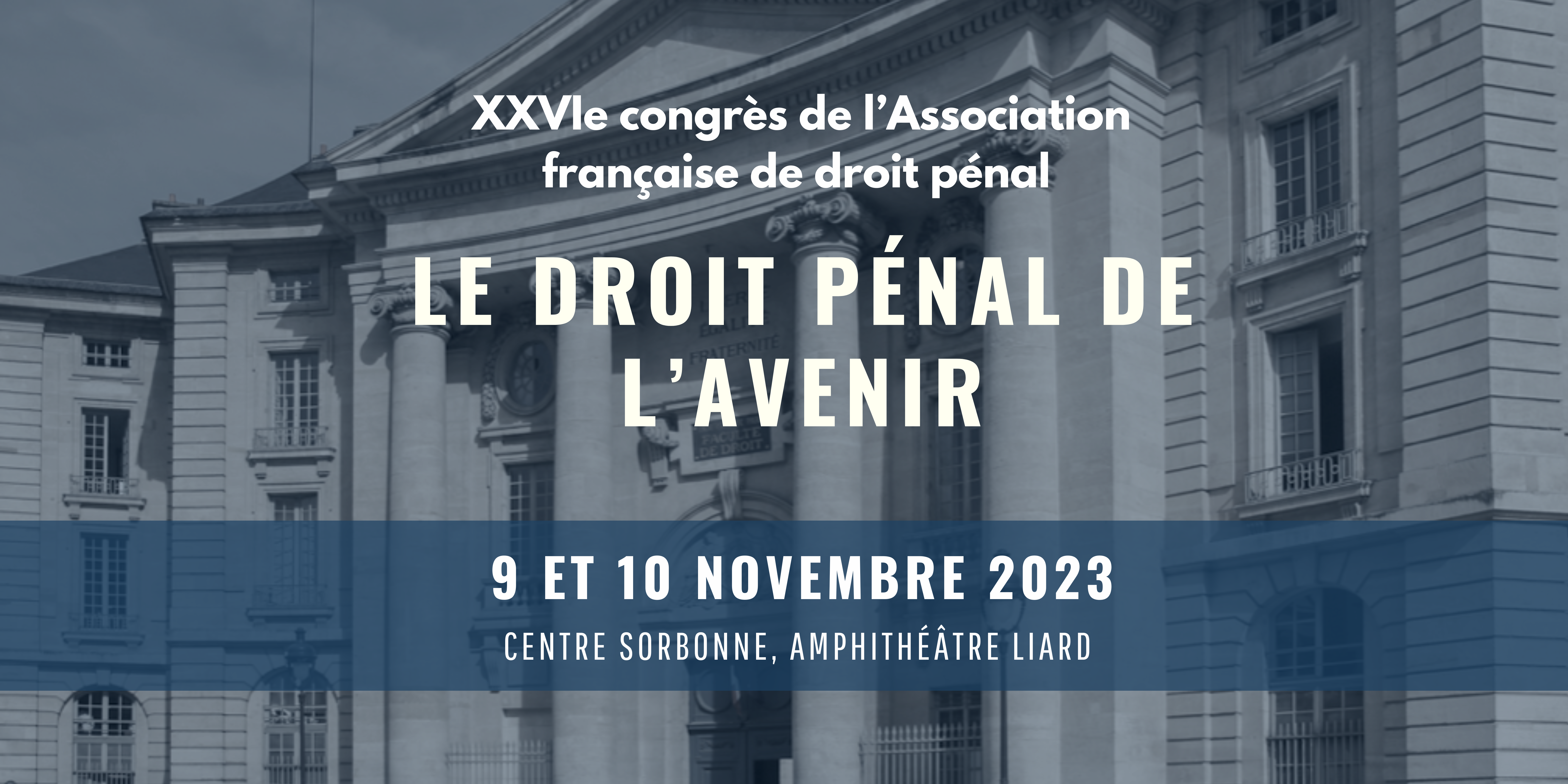 XXVIème Congrès de l'AFDP | Labo - IRJS