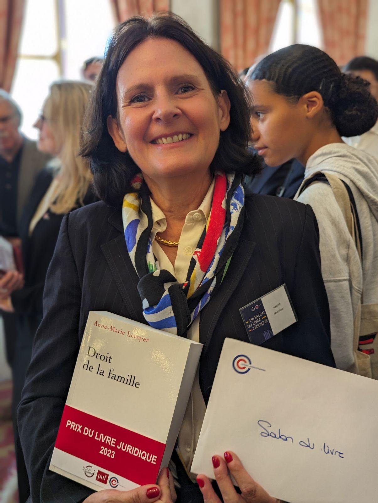Anne-Marie Leroyer récompensée du livre juridique 2023 - Labo - IRJS