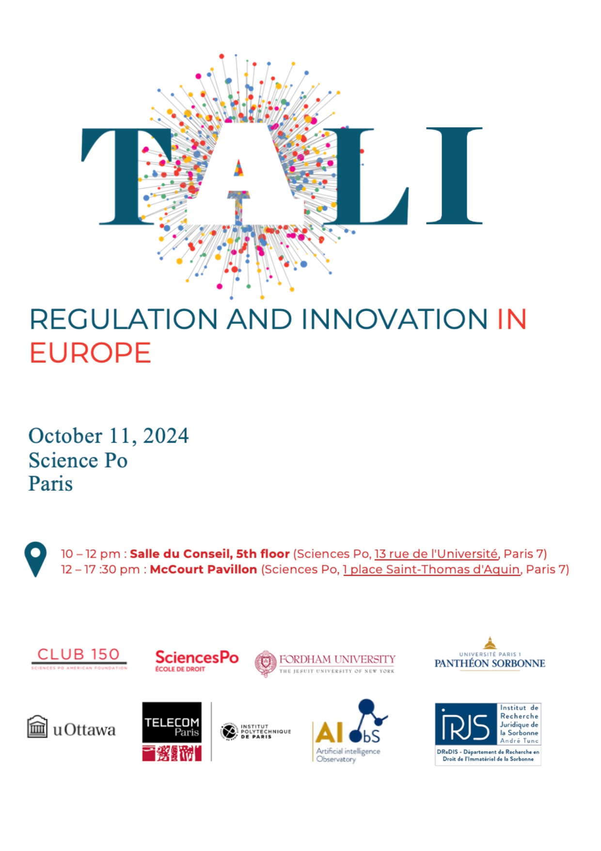 TALI - Regulation and innovation in Europe | Labo - IRJS