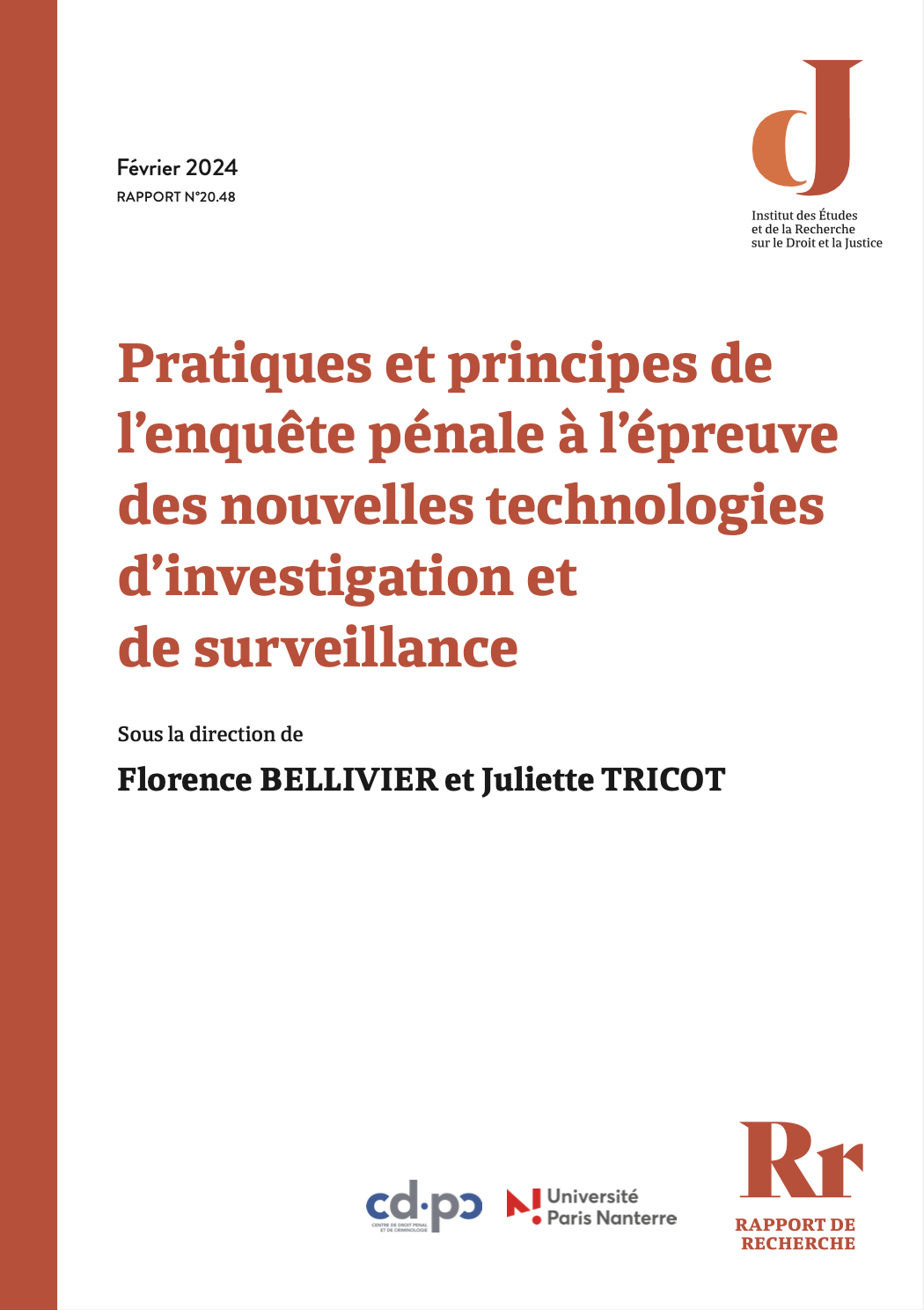 Parution du livre "Pratiques et principes de l’enquête pénale à l ...
