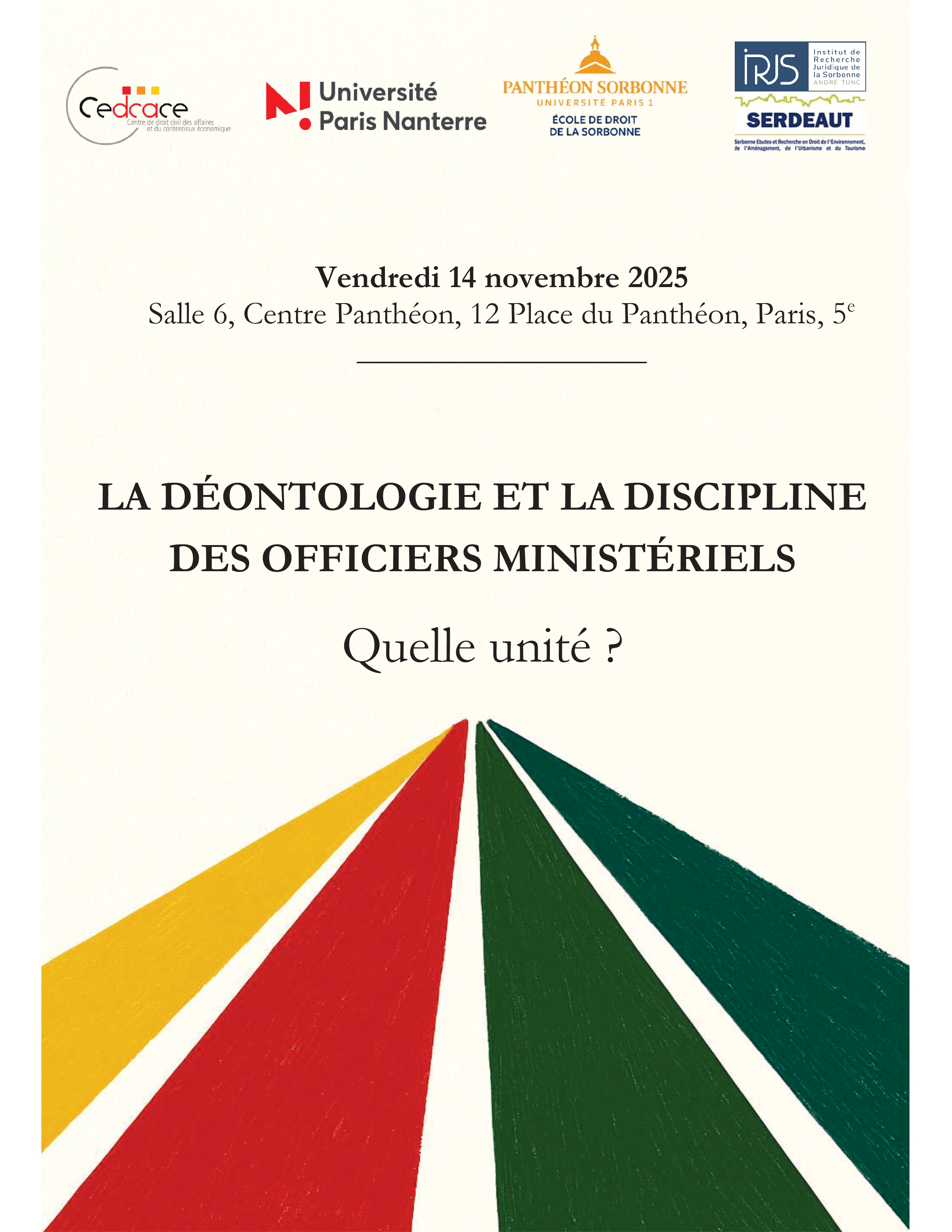 Colloque "La déontologie et la discipline des officiers ministériels ...